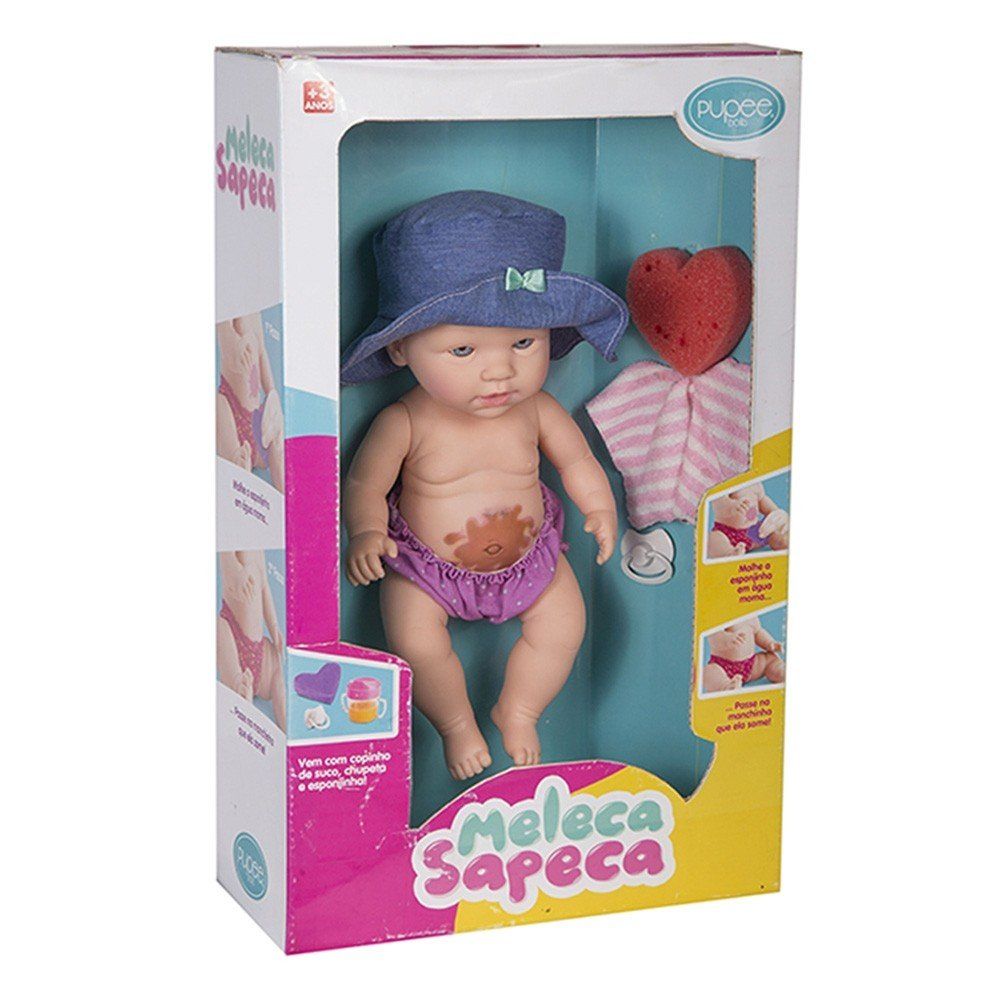 Boneca Meleca Sapeca - Pupee - nivalmix