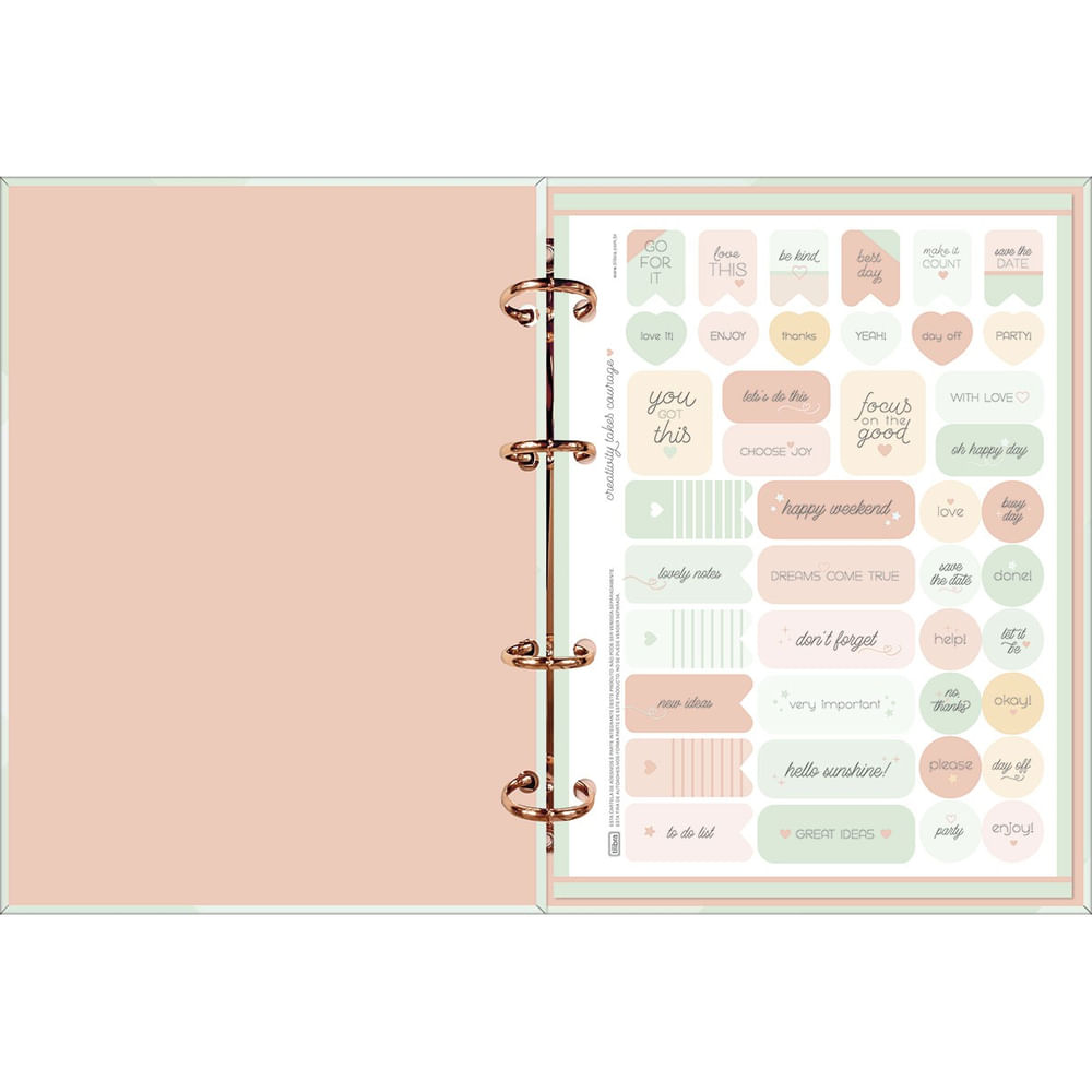 Caderno Argolado Colegial Soho 160 Folhas 310301-Tilibra - nivalmix