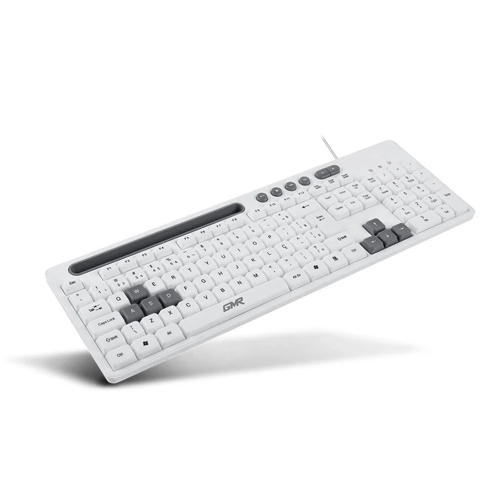 Teclado Gamer GK-120 Branco - Multilaser - nivalmix