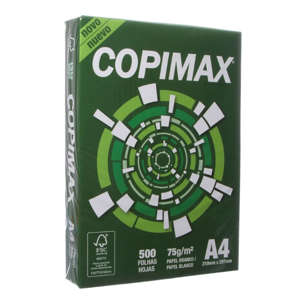 Papel Sulfite Copimax A4 75G 500 Folhas-Report - nivalmix