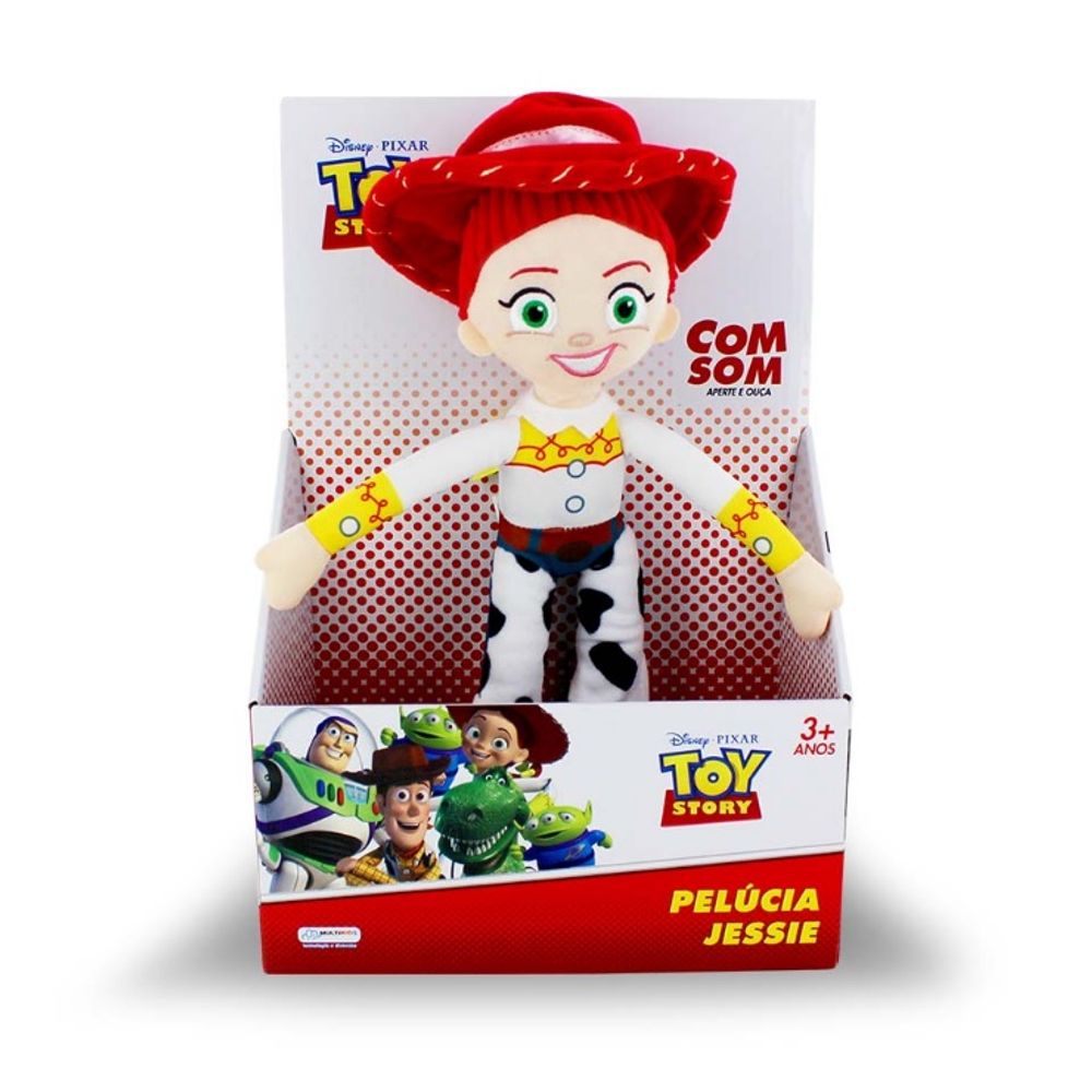 Pelúcia Jessie Toy Story com Som BR390-Multilaser - nivalmix
