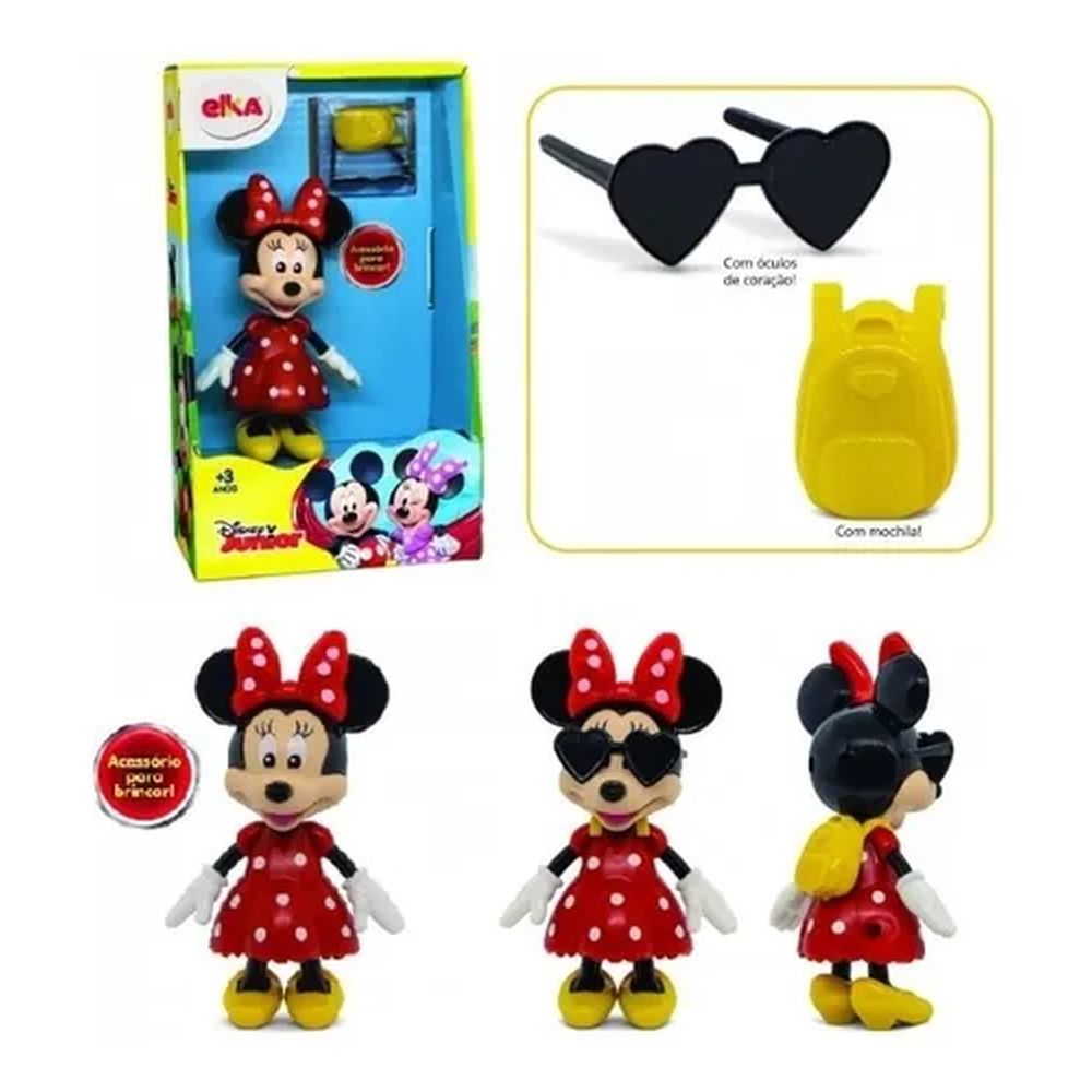 Boneca Minnie com Acessórios - Elka - nivalmix