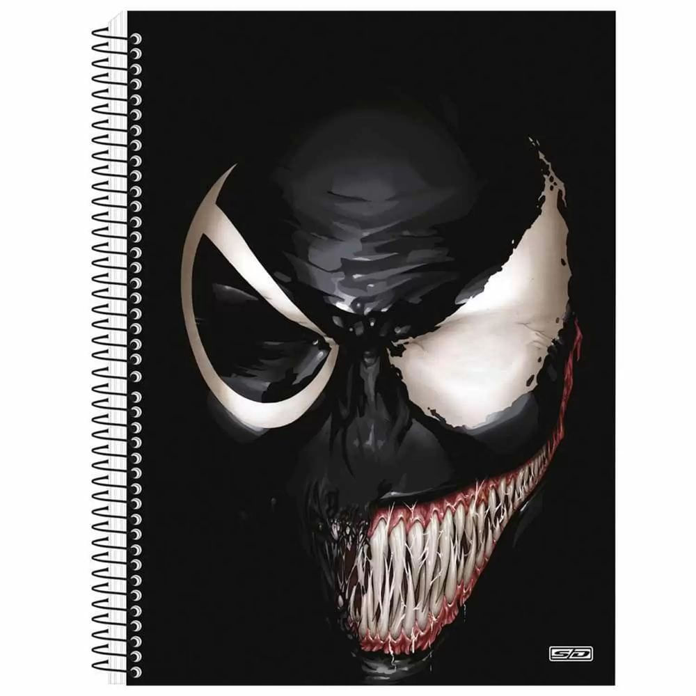 Caderno Univ. 160 Folhas Venom São Domingos - nivalmix