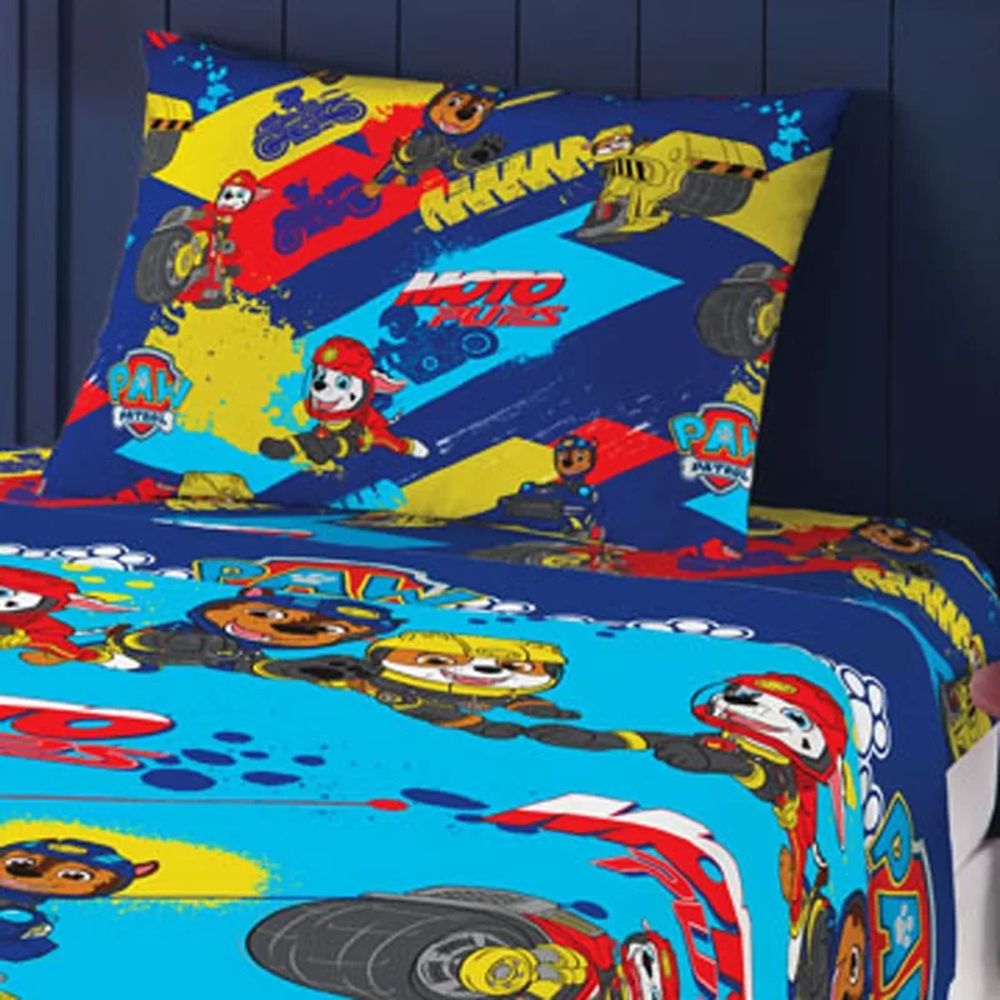 Jogo de Cama Solteiro Patrulha Canina Lepper - nivalmix