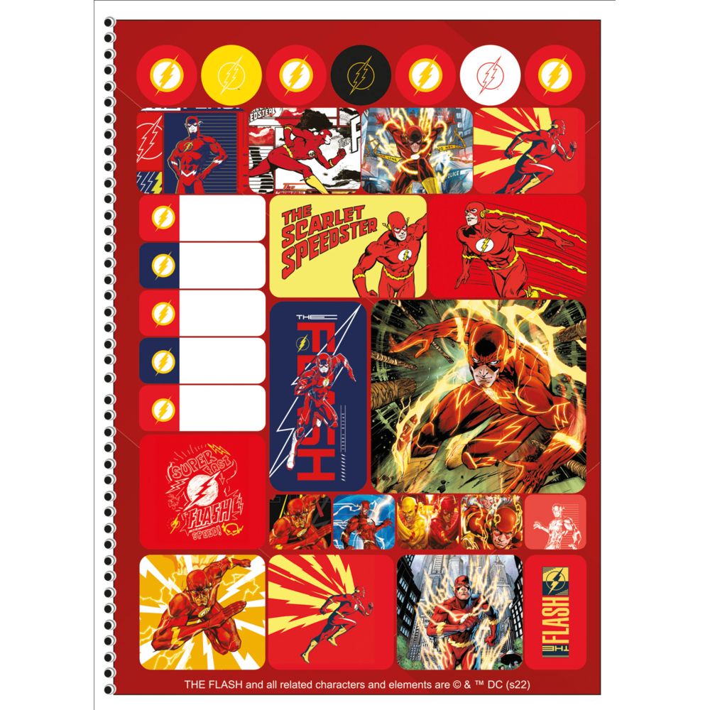 Caderno Univ. 80 Folhas Flash Capa 3 - São Domingos - nivalmix