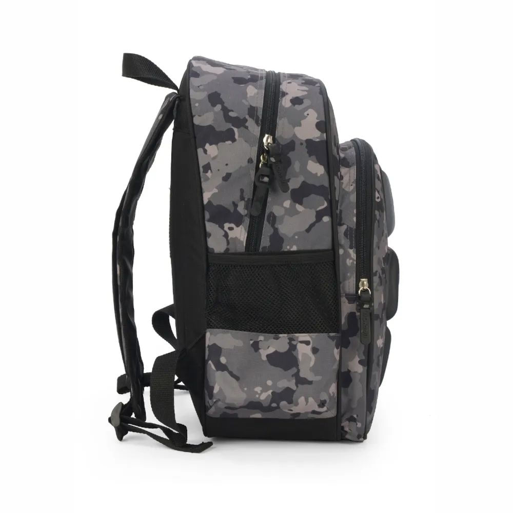 Mochila Game Camuflada 3D Cinza - Luxcel - nivalmix