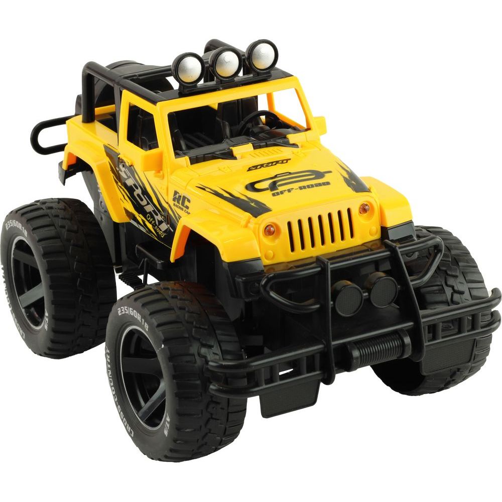 Carro Controle Remoto Amarelo - Bbr Toys - nivalmix