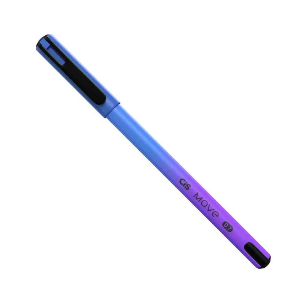 Caneta Esferográfica 0,7mm Move Azul - Cis - nivalmix