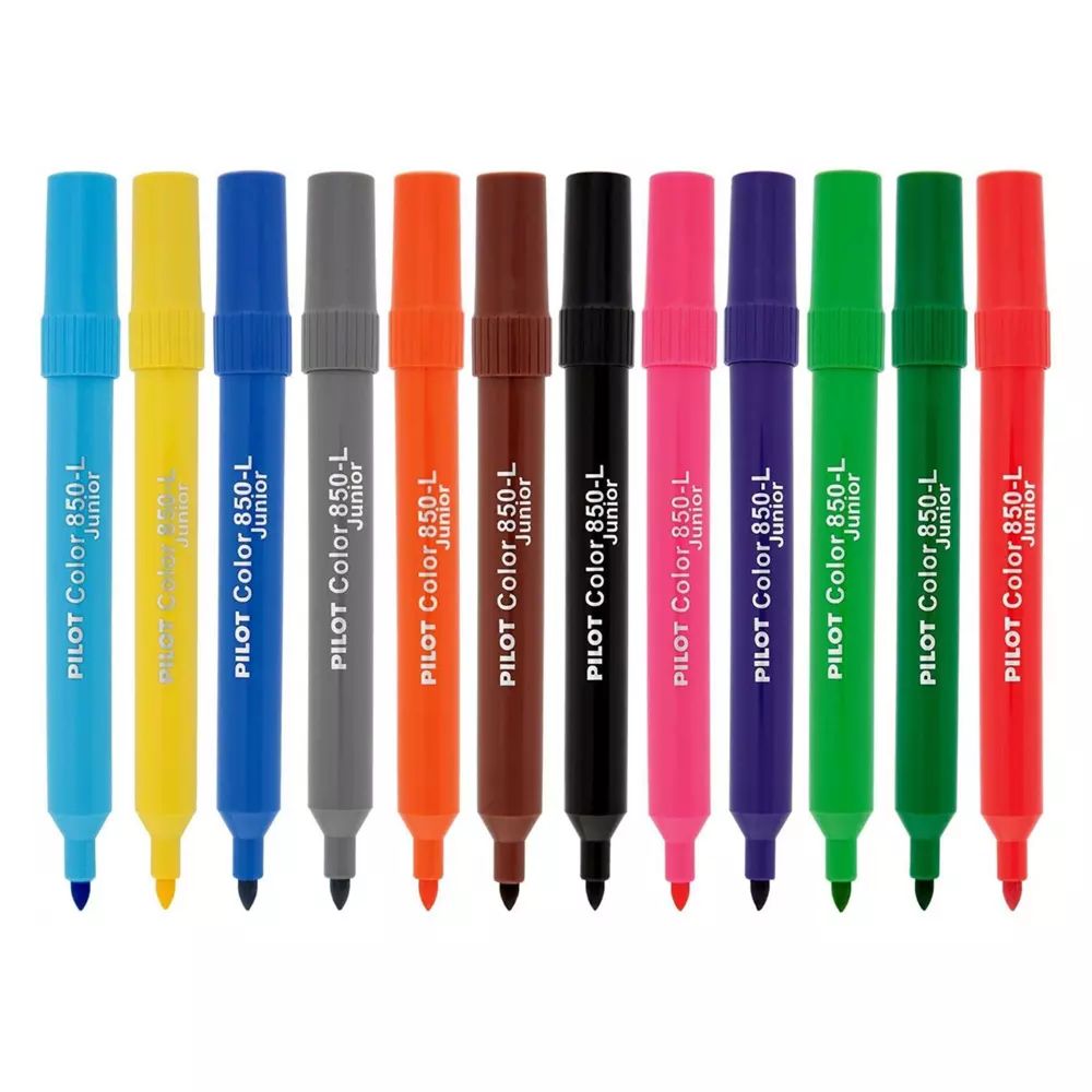 Canetas Hidrográficas Pilot Color 850-L 12 Cores - Pilot - nivalmix