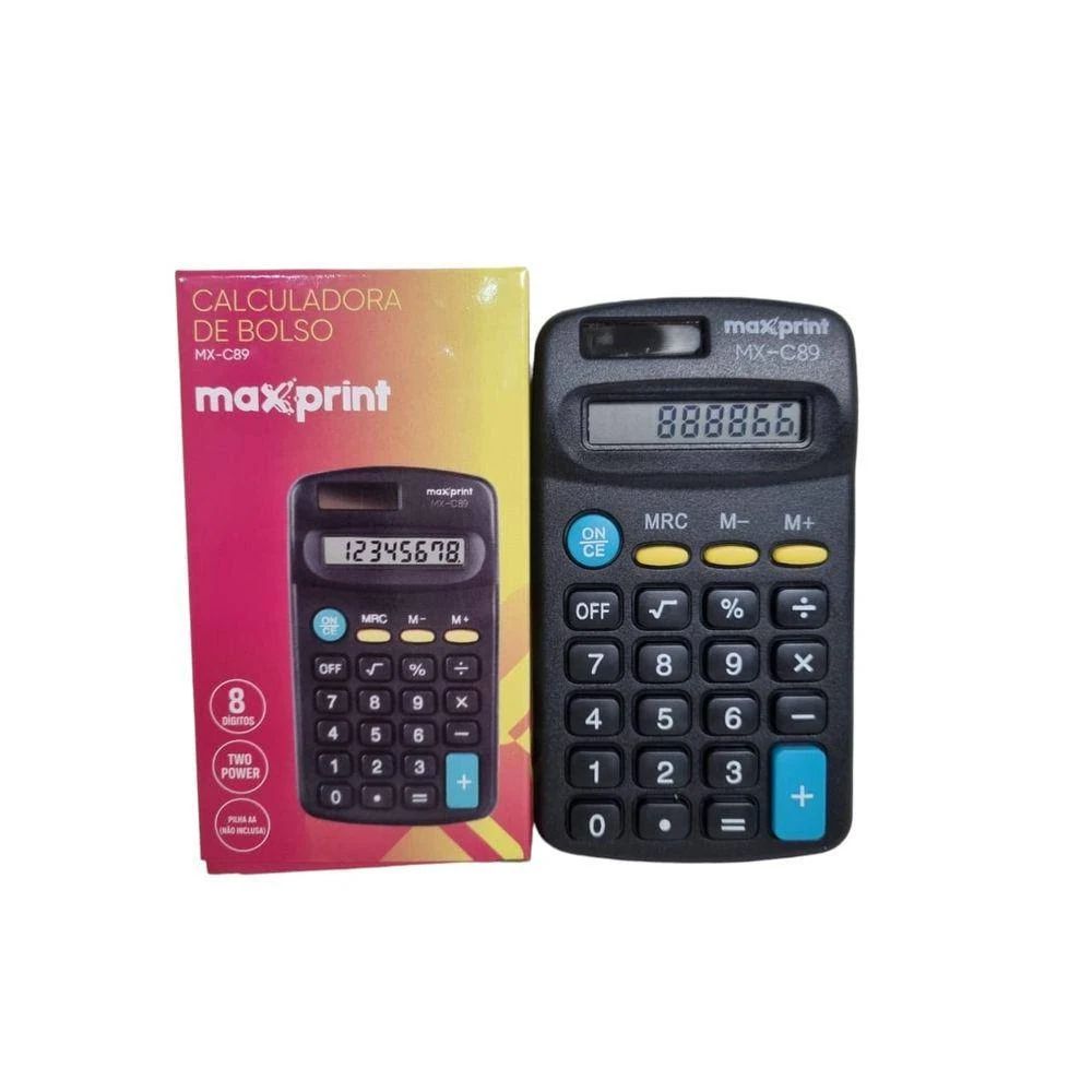 Calculadora de Bolso Two power - Maxprint - nivalmix