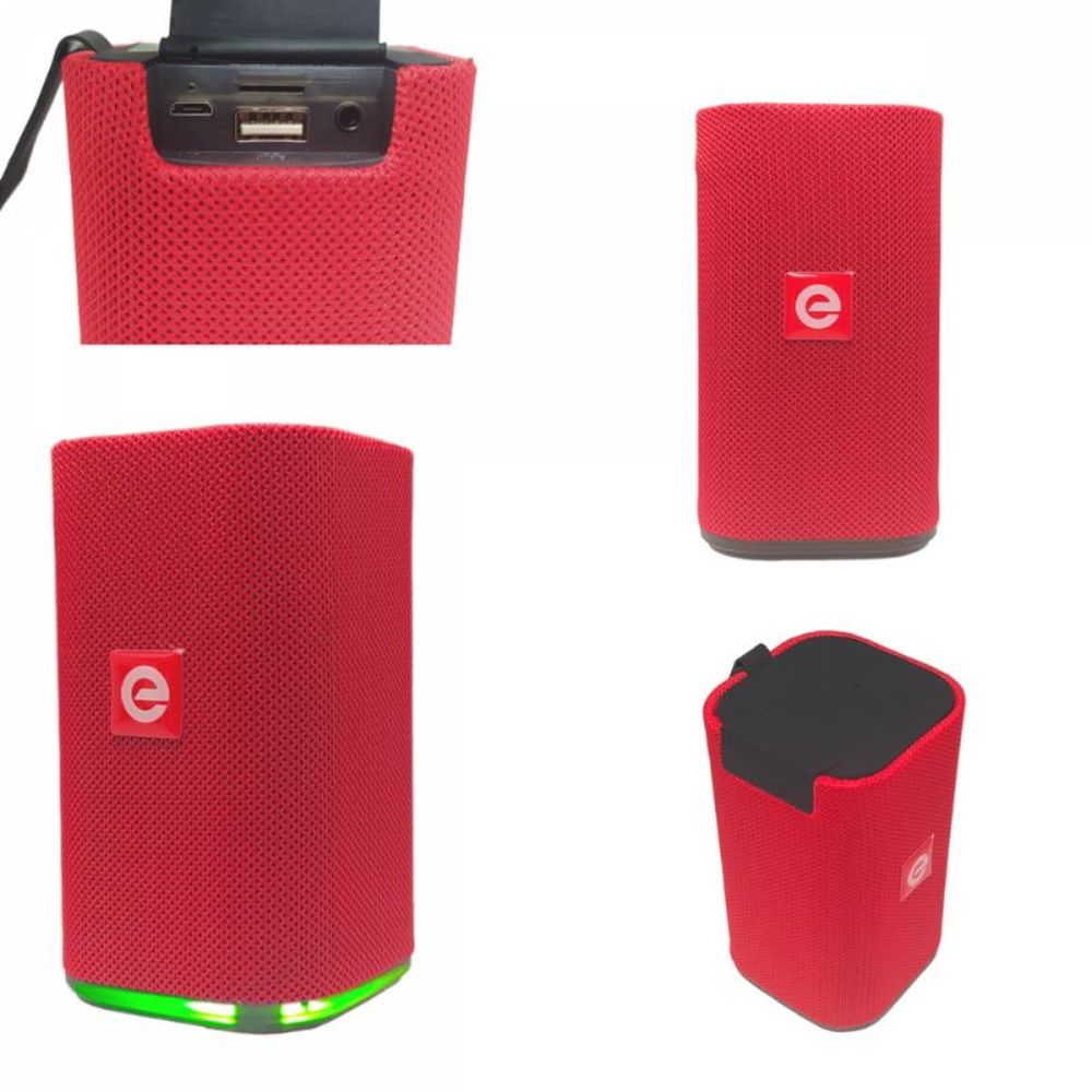 Caixa de Som Bluetooth Multimídia Vermelho - Exbom - nivalmix