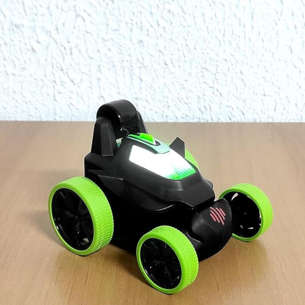 Carro Controle Remoto Multifunção - Verde - Art Brink - nivalmix