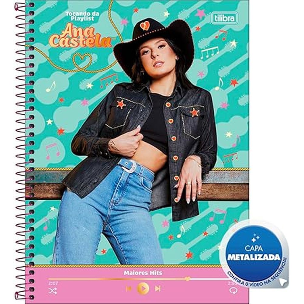 Caderno Univ. 80 Fls 1 Mat Ana Castela Capa2 - Tilibra - nivalmix